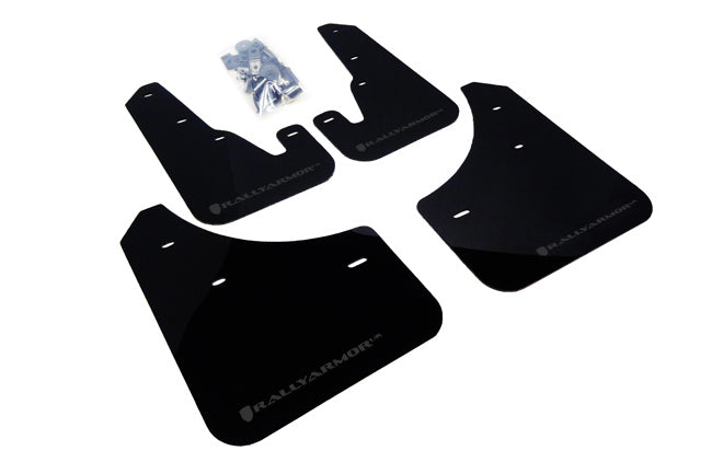 Rally Armor MF9-UR-BLK/GRY - 2004-2009 Mazda 3 I/Mazdaspeed/S - Black ...