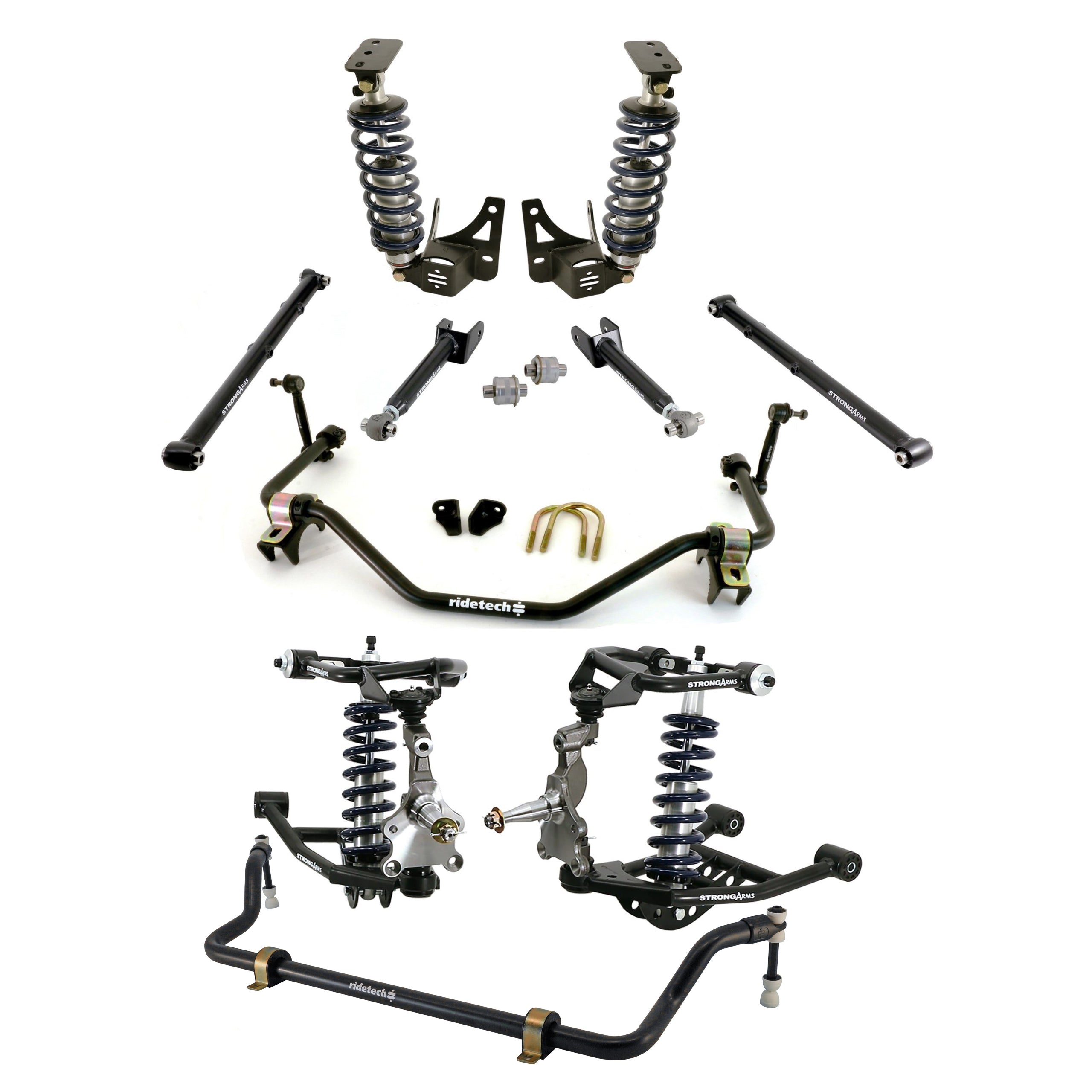 Ridetech HQ Coil-Over System for 1968-1972 GM A-Body. 11240201 – Milky ...